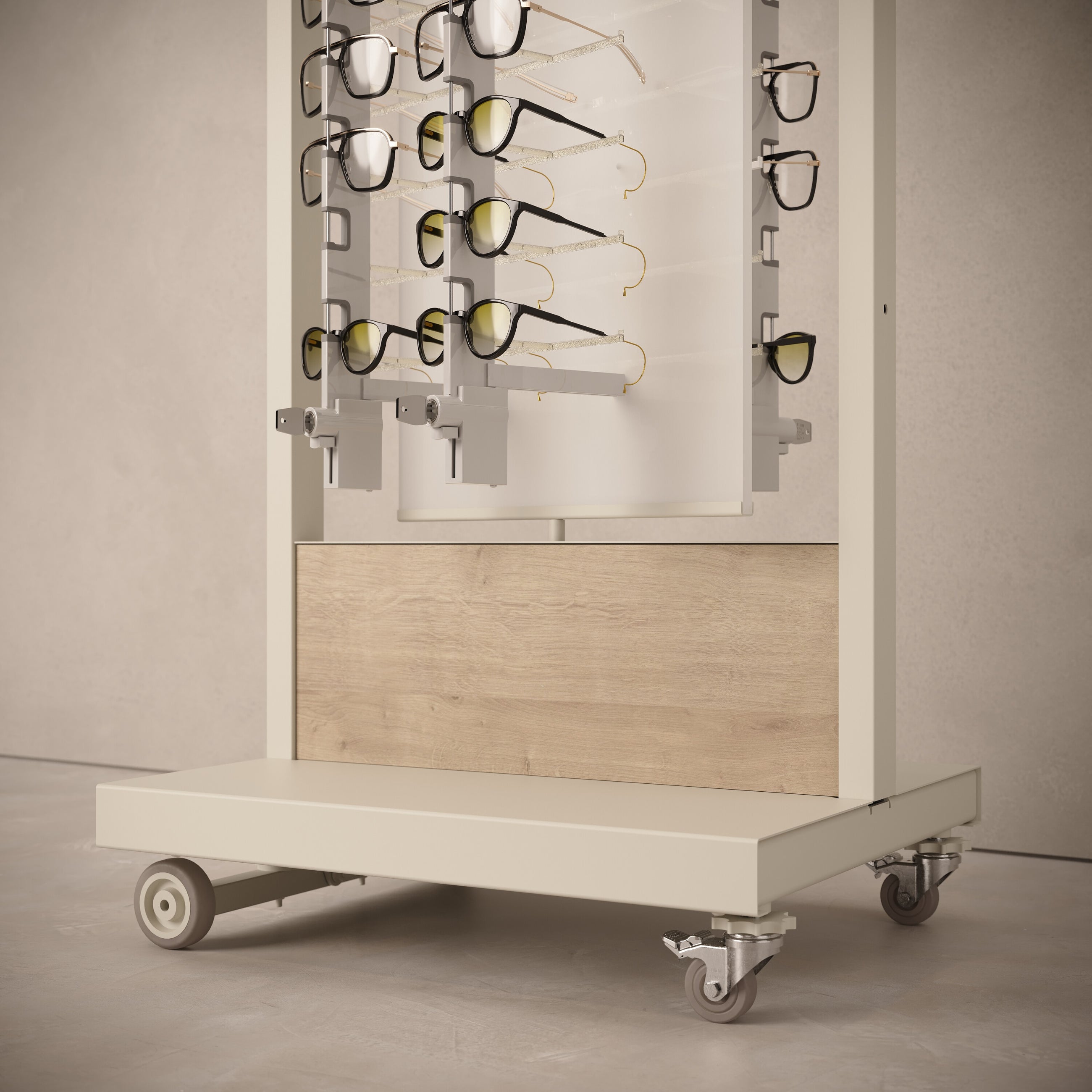 Basalt Display | Secure Sunglasses Floor Stand for Retail Stores