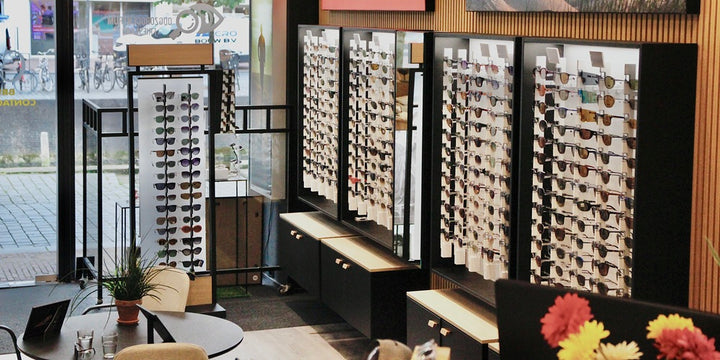 Basalt Display | Secure Sunglasses Floor Stand for Retail Stores